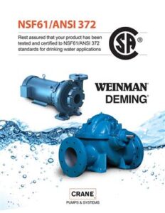 Weinman - NSF 61 / 372 Pumps - Great Lakes Pump